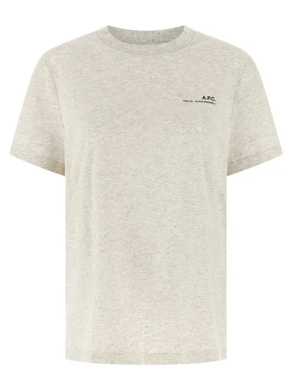 A.p.c. Organic Cotton Logo Print T-shirt