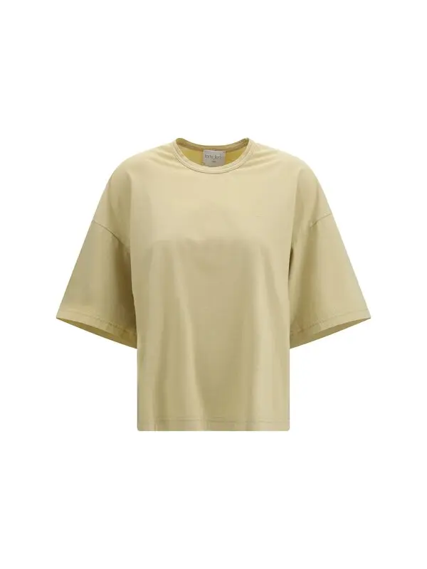 FORTE_FORTE Oversized Cotton Jersey T-shirt - Cream