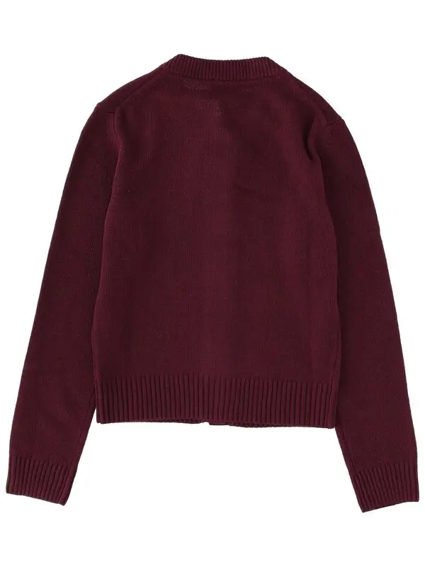 GANNI Cardigan With Logo - Multicolor