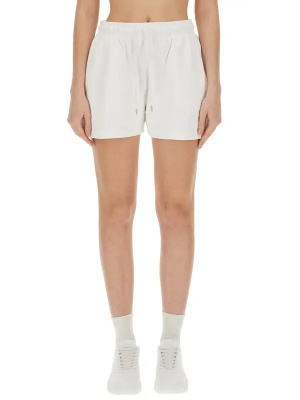 Stella McCartney Logo Cotton Shorts