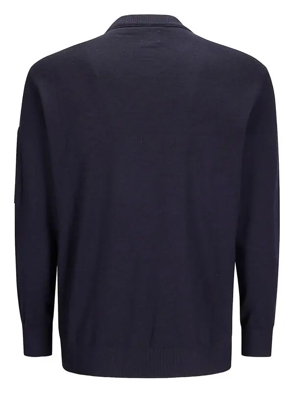 C.P. COMPANY Logo Wool Crewneck Sweater - Multicolor