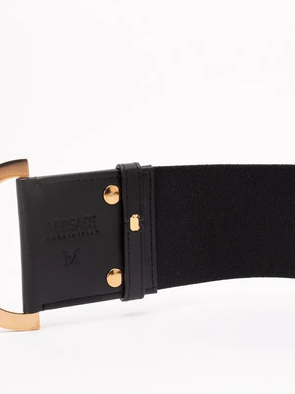 Versace Medusa Buckle Leather Belt