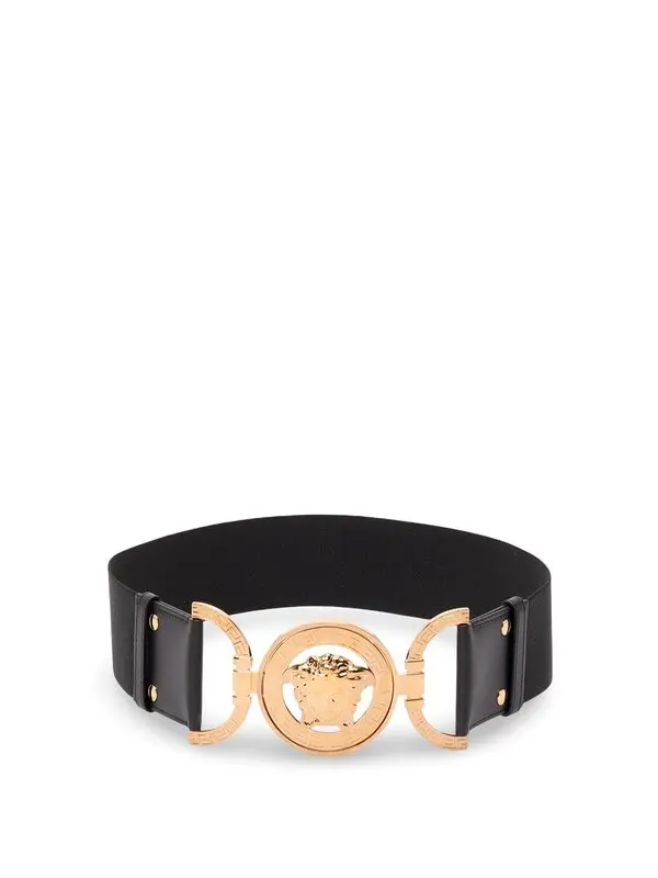 Versace Medusa Buckle Leather Belt - Multicolor