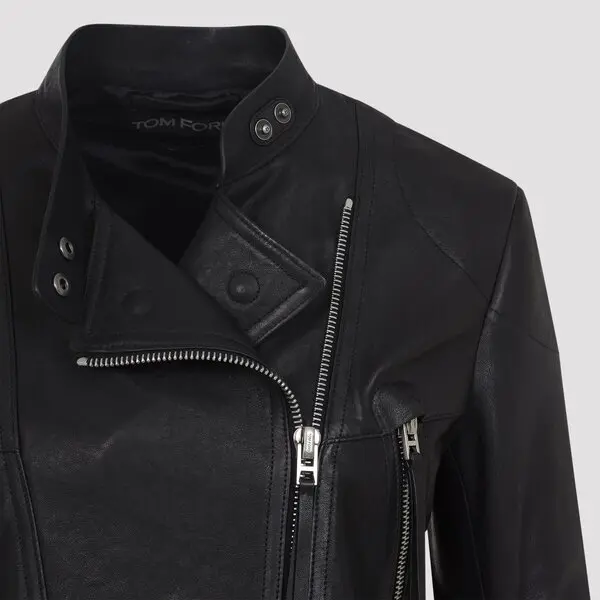 TOM FORD Lamb Leather Biker Jacket