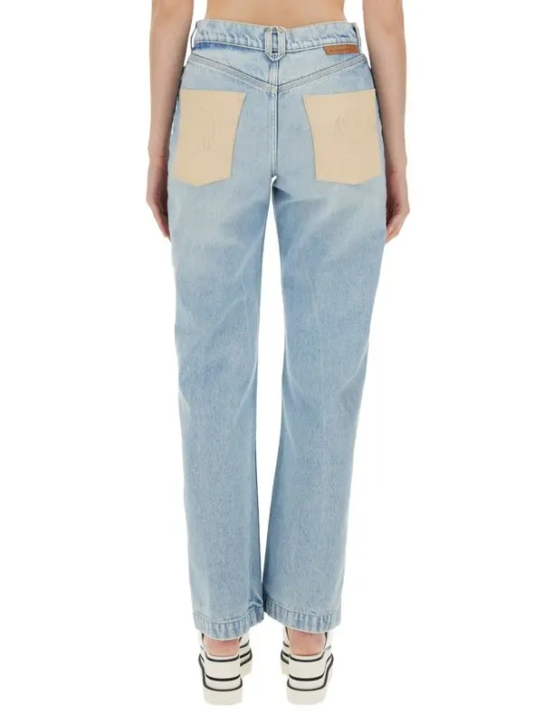 Stella McCartney Straight Leg Jeans - Blue