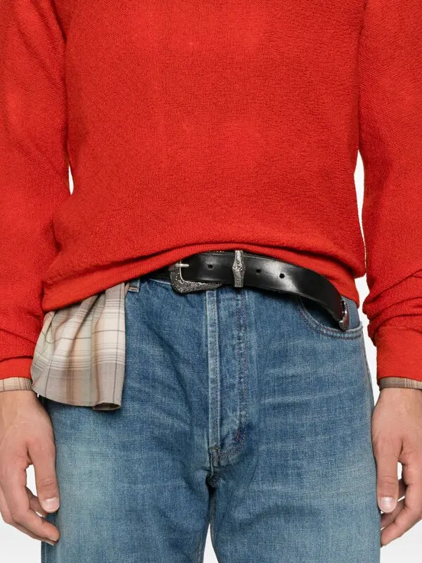 Celine Wool Crewneck Sweater With Embroidered Triomphe Logo - Multicolor