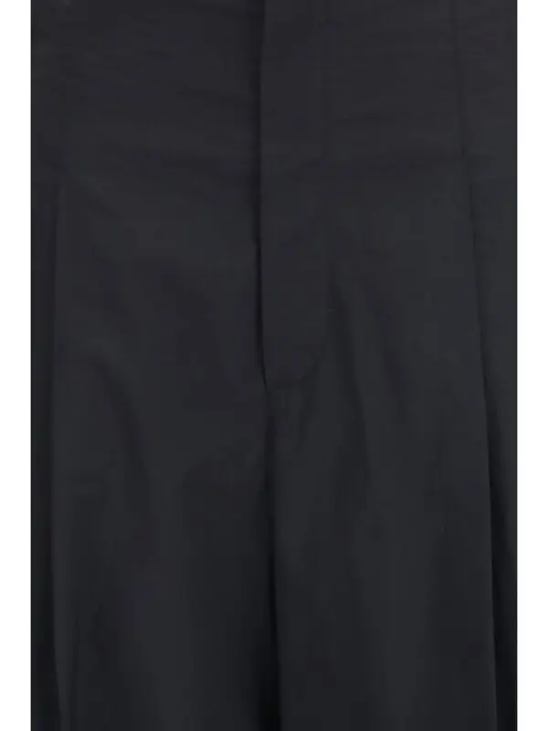 Brunello Cucinelli Tech Cotton Poplin Wide Leg Pants