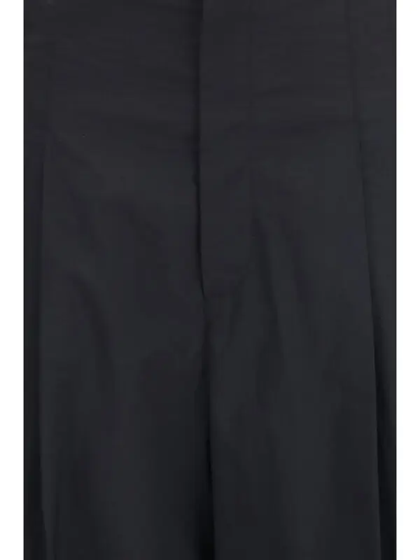 Brunello Cucinelli Tech Cotton Poplin Wide Leg Pants