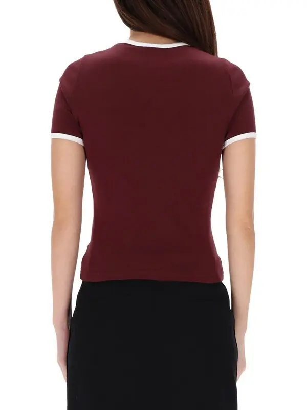 COURREGES Signature Contrast T-shirt - Multicolor