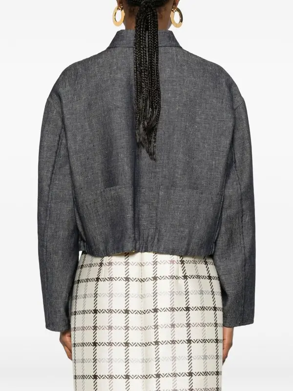 Fendi Embroidered Denim Jacket - Multicolor