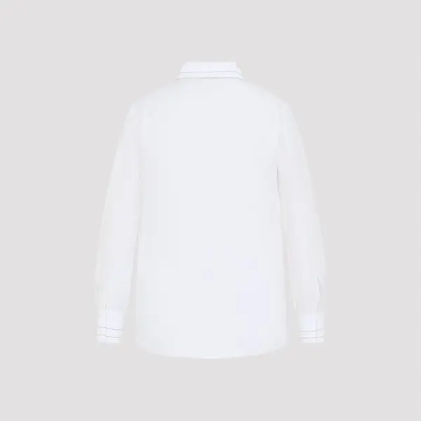 Peserico Organza Shirt With Pointed Collar And Button Fastening