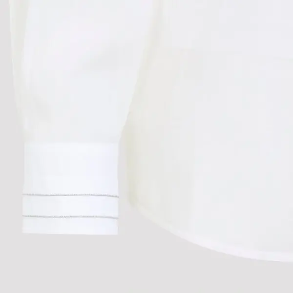 Peserico Organza Shirt With Pointed Collar And Button Fastening