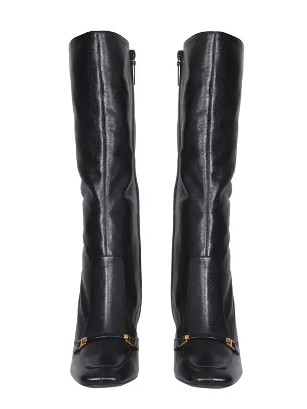 Saint Laurent Camden Zip-up High Heel Boots