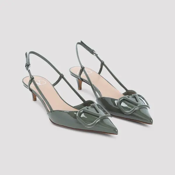 Valentino Garavani Calf Leather Slingback Pumps