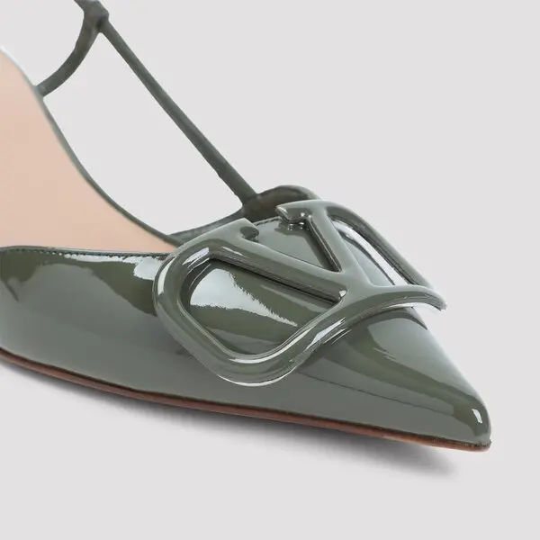 Valentino Garavani Calf Leather Slingback Pumps
