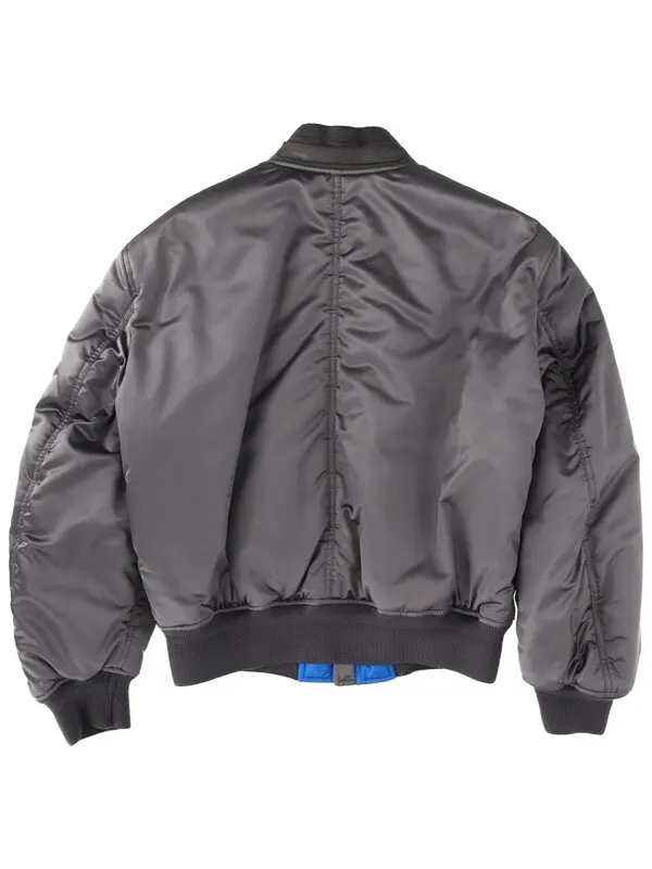 TOM FORD Silk Bomber Jacket - Gray
