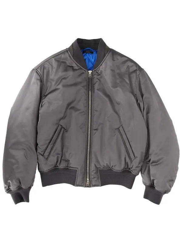 TOM FORD Silk Bomber Jacket - Gray