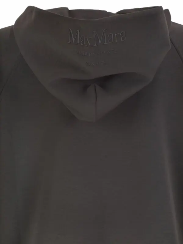 Max Mara Striped Cotton Hoodie