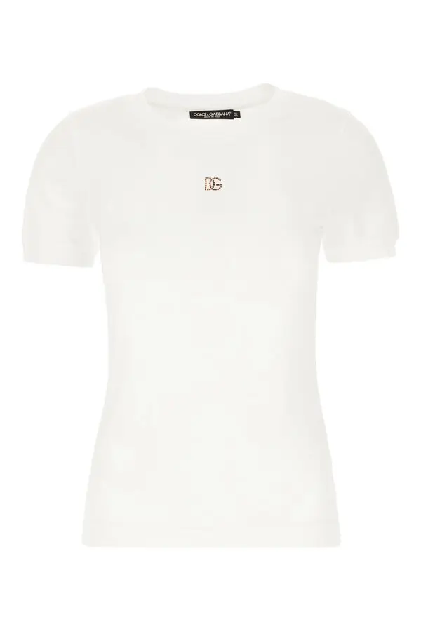 Dolce & Gabbana Embellished Logo T-shirt - Multicolor