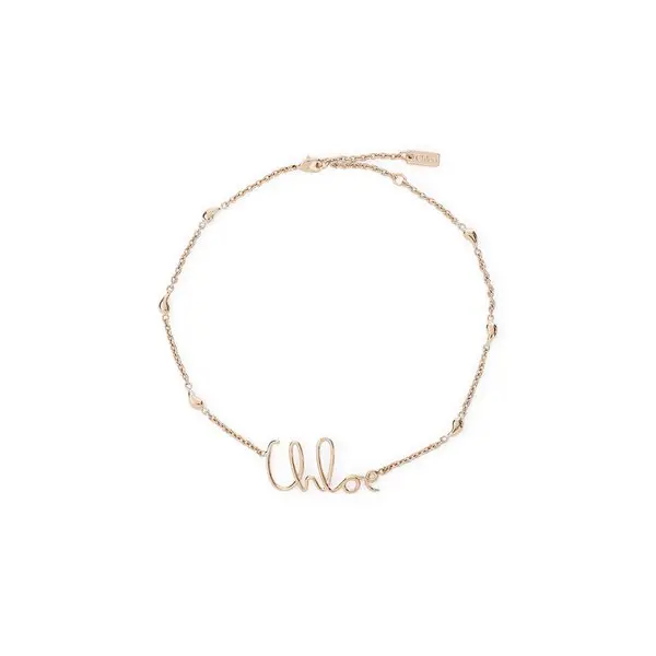 Chloé Gold Tone Necklace - Multicolor