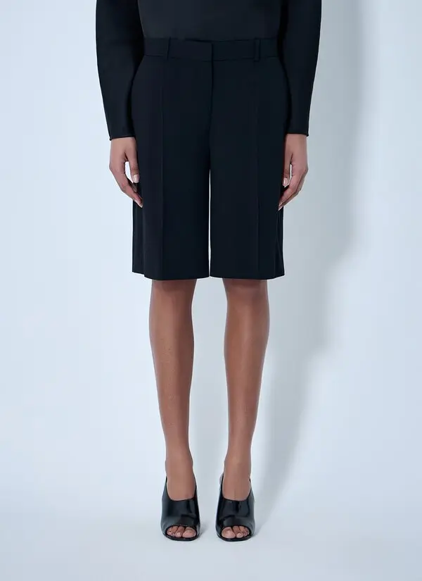 TOTEME Tailored Wool Twill Bermuda Shorts