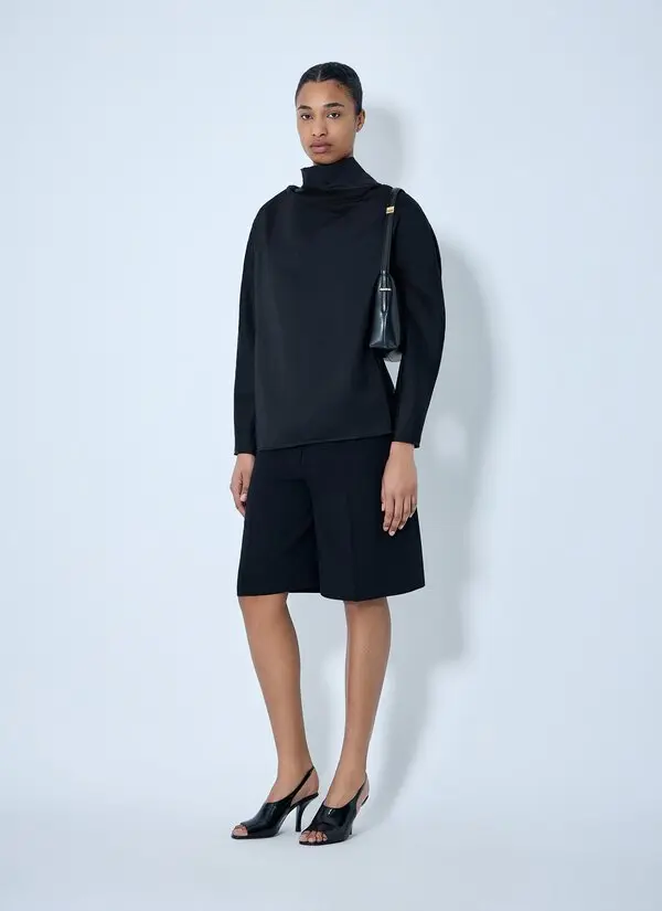 TOTEME Tailored Wool Twill Bermuda Shorts
