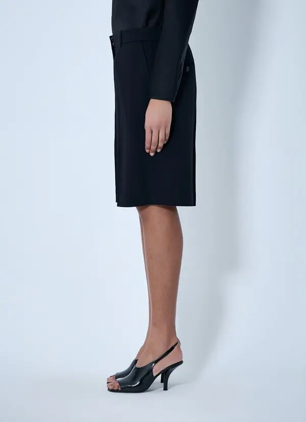 TOTEME Tailored Wool Twill Bermuda Shorts