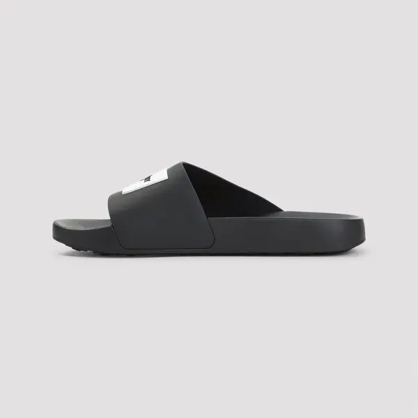 Givenchy Slide Sandals With Contrasting Logo Patch