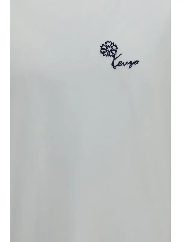 Kenzo Tulip Embroidered Cotton T-shirt