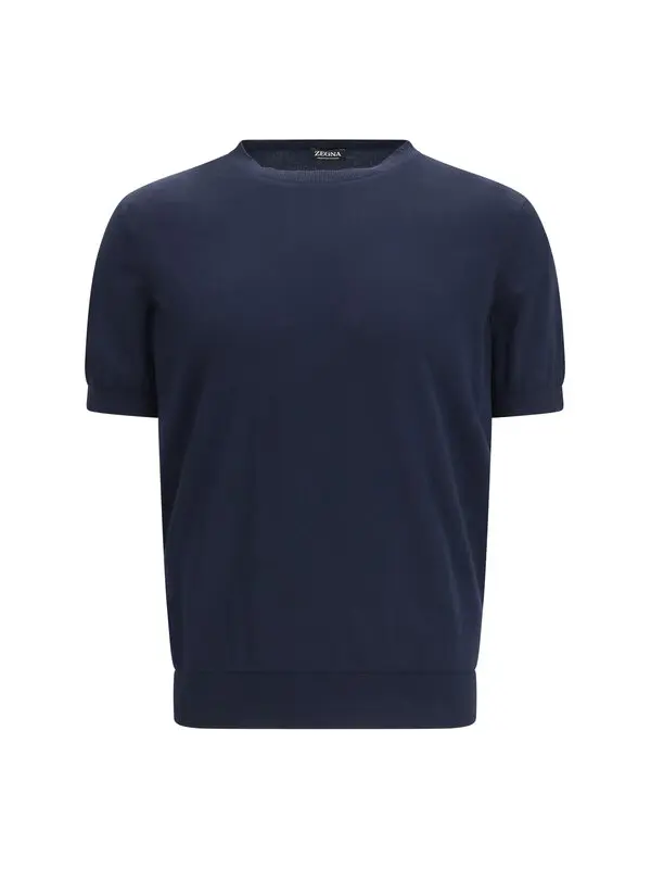 Zegna Short-sleeved Knit T-shirt