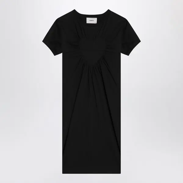 Coperni Mini Dress With Ruffled Heart Detail