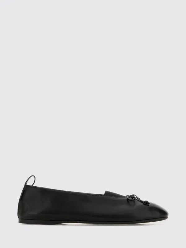 Miu Miu Nappa Leather Ballerina Flats - Black
