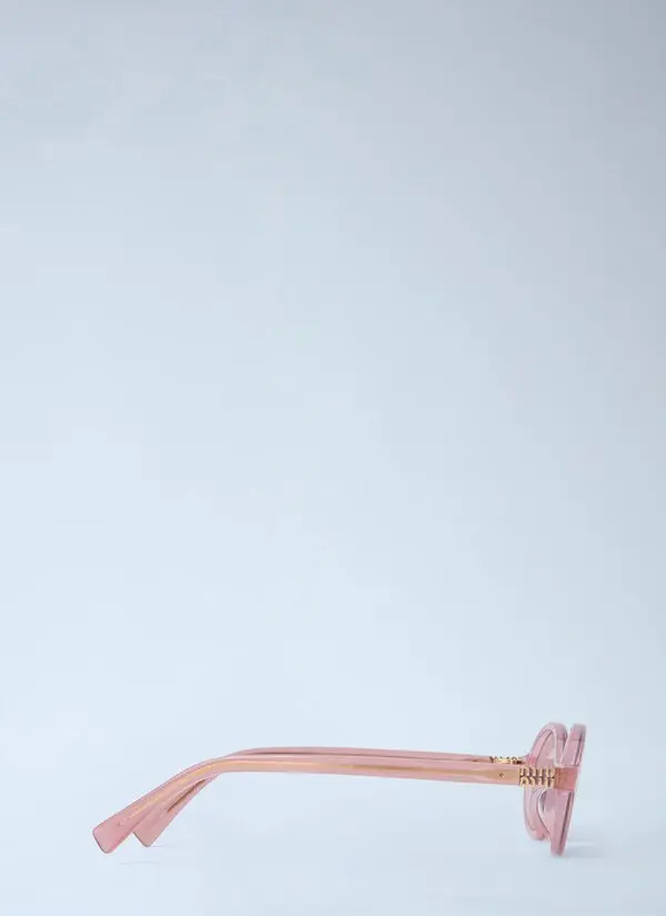 Miu Miu Oval Frame Sunglasses