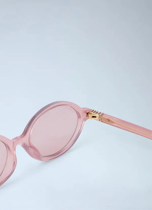 Miu Miu Oval Frame Sunglasses