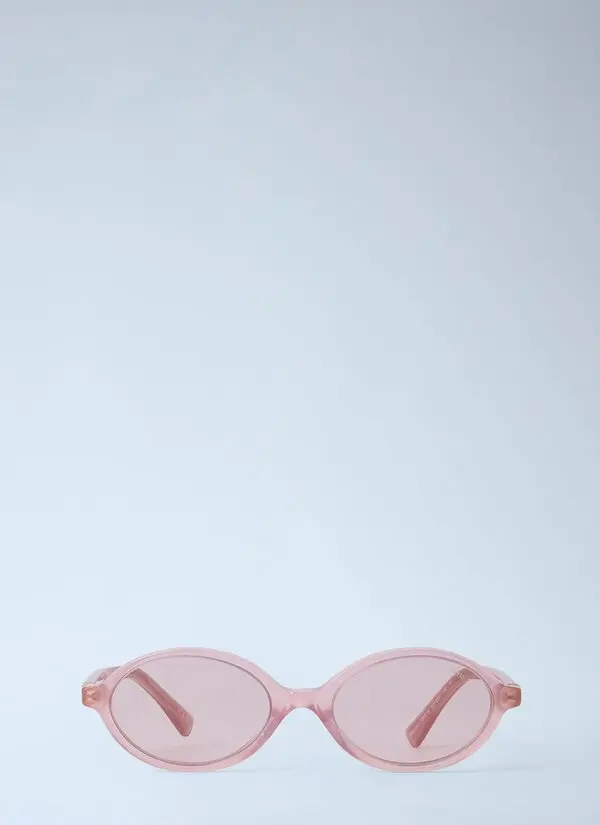 Miu Miu Oval Frame Sunglasses