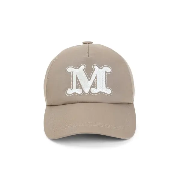 Max Mara Ribaldo Cotton Gabardine Baseball Cap - Brown