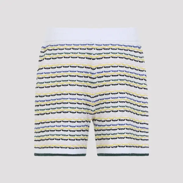 Casablanca Tuck Stitch Bermuda Shorts - Multicolor