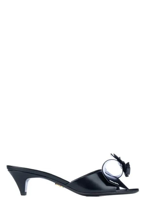 Prada Bow Detailing Mules