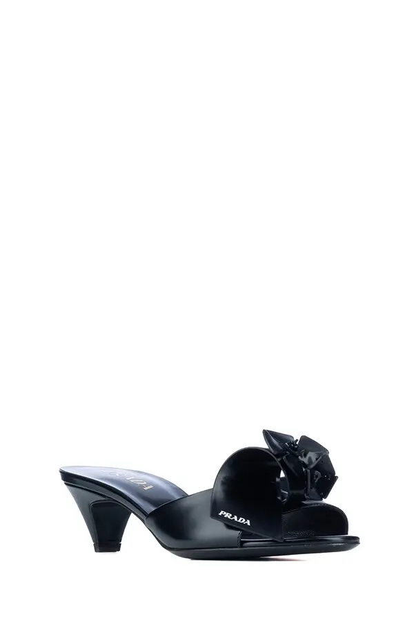 Prada Bow Detailing Mules