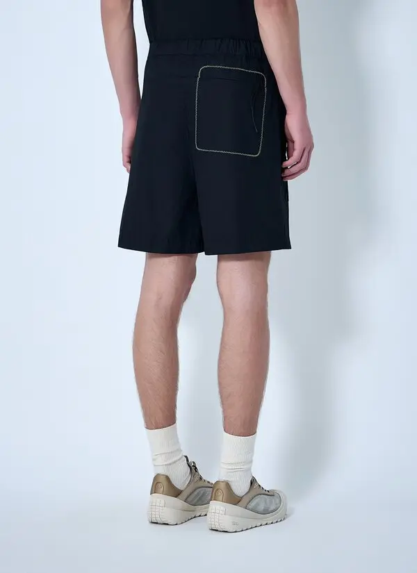 Moncler Technical Shorts With Contrast Stitching