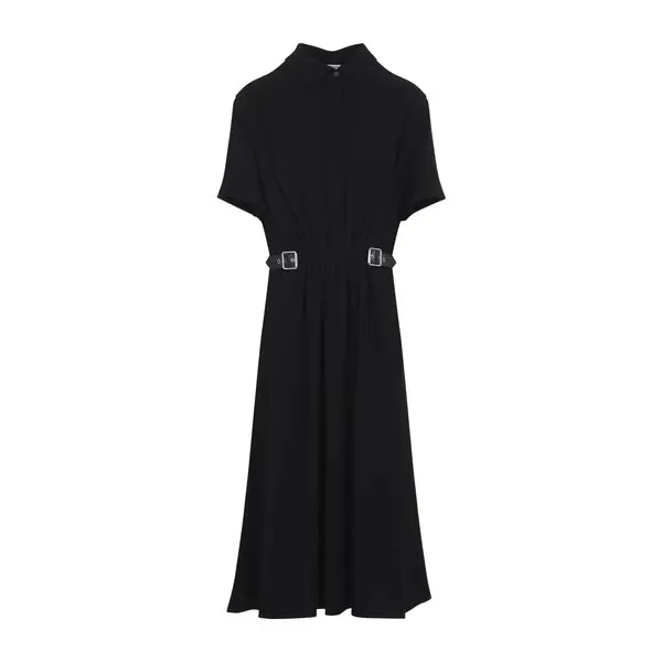 Loewe Belted Midi Dress - Black