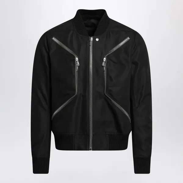 Rick Owens Zip-up Cotton-blend Bomber Jacket