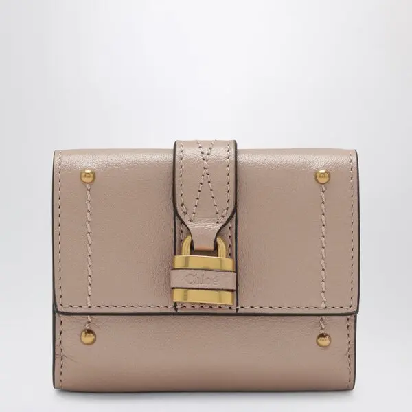Chloé Mini Paddington Trifold Leather Wallet - Pink