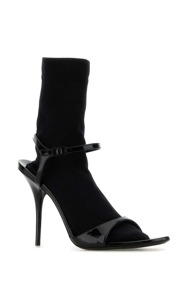 Balenciaga Leather Avenue Sock Sandals