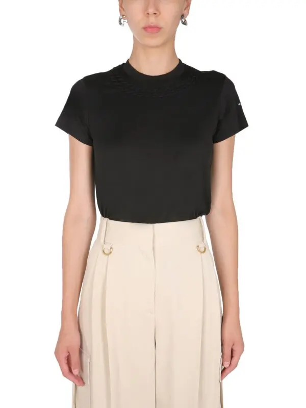 Givenchy Chain Motif Crewneck T-shirt - Black