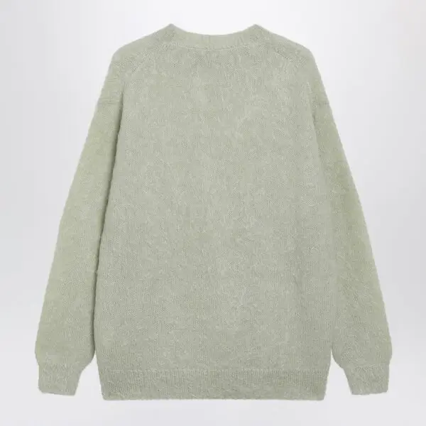 Auralee Light Brushed Mohair-blend Sweater - Green
