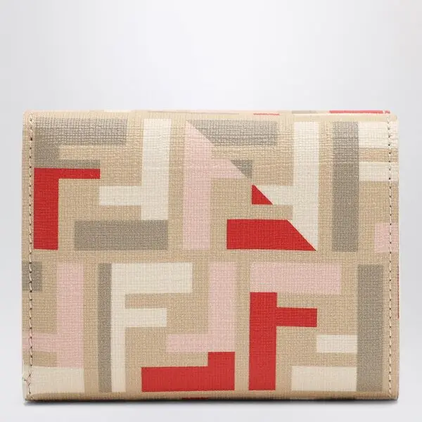 Fendi Multicoloured Ff Fabric Wallet
