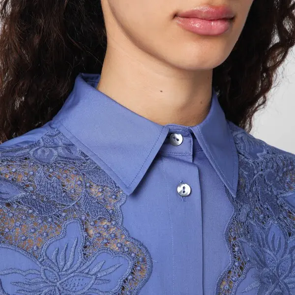 P.a.r.o.s.h Embroidered Cotton Shirt