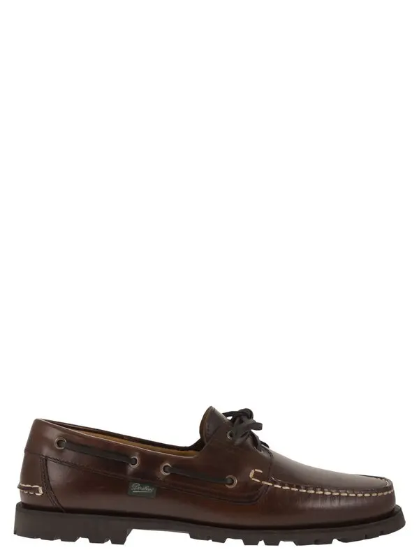Paraboot Lug Sole Leather Boat Shoes
