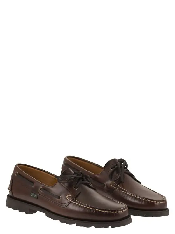 Paraboot Lug Sole Leather Boat Shoes